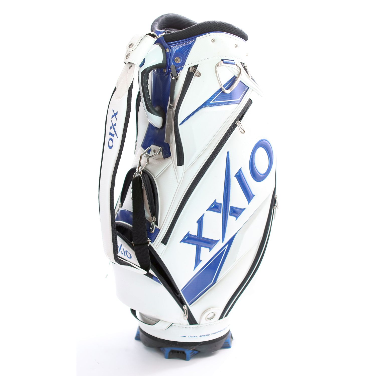 XX10 XXIO Premium Staff Bag (White/Blue) gebruikte golfclub